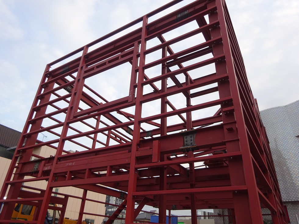 鉄骨建方を行いました！！ | 愛知県西尾市で建築・リフォームなら株式会社アイコン