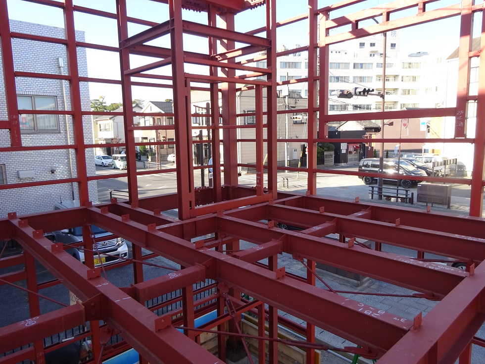 鉄骨建方を行いました！！ | 愛知県西尾市で建築・リフォームなら株式会社アイコン